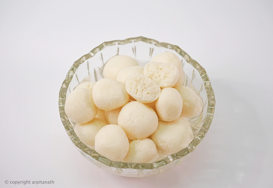 Mini Rasgulla - Rasgulla Recipe - Food Indian